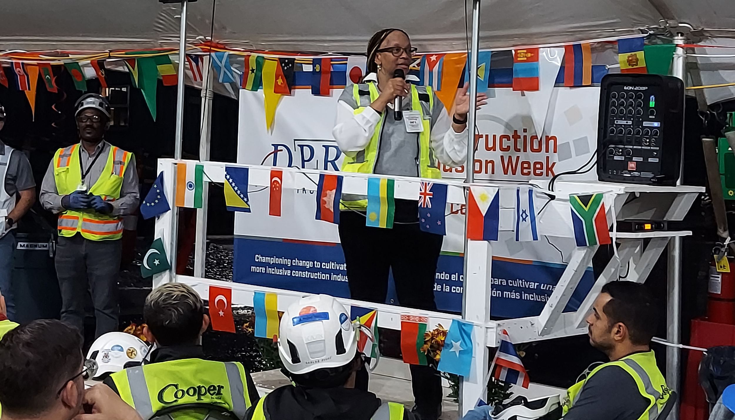 Events and Conversation Mark Construction… | DPR Construction